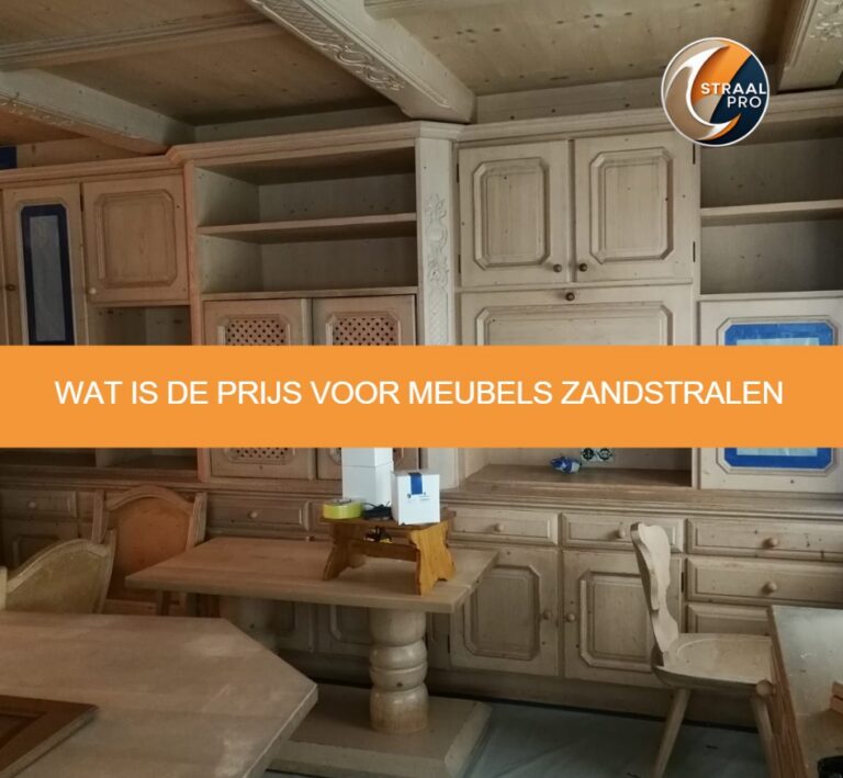 Meubels zandstralen: prijs kast, tafel of eiken meubels